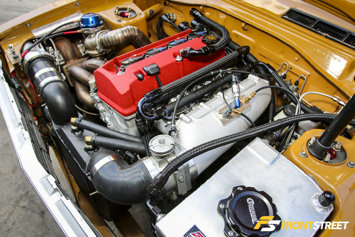 EL Barón: Erick Aguilar's Honda-Powered Datsun 1200