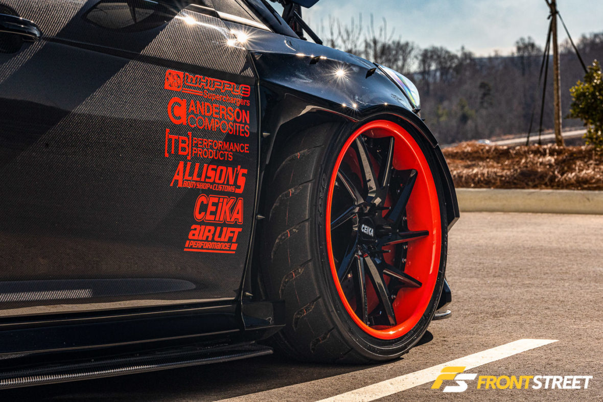 Jeremy Allison's 850whp Supercharged Coyote-Swapped RWD Focus ST