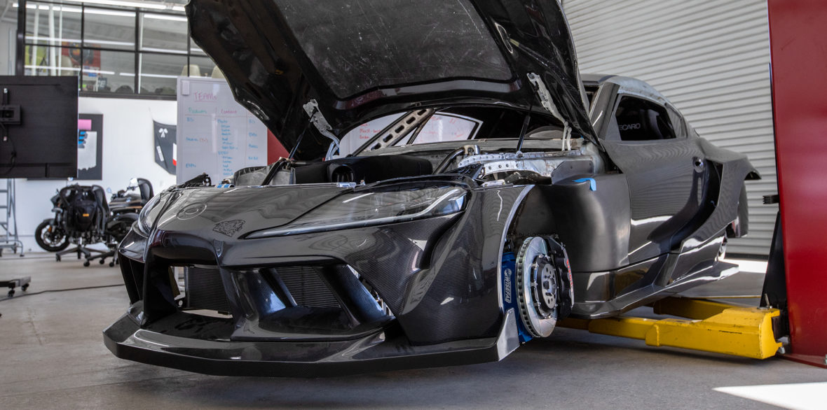 Ryan Tuerck Judd V10 GR Supra Sighting At Race Service