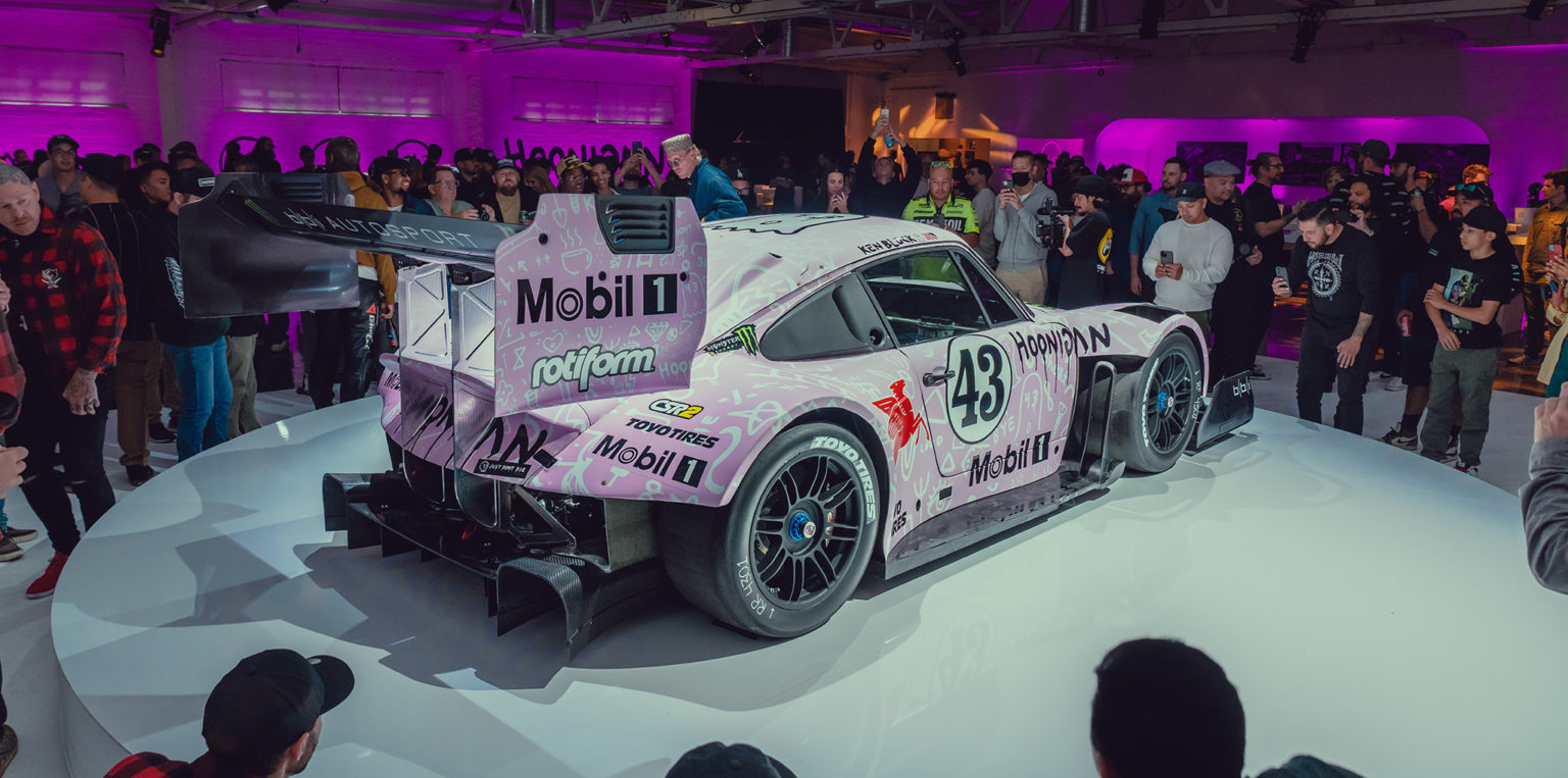 Ken Block and Hoonigan Unveil 1,400HP AWD Porsche Pikes Peak Racecar in LA