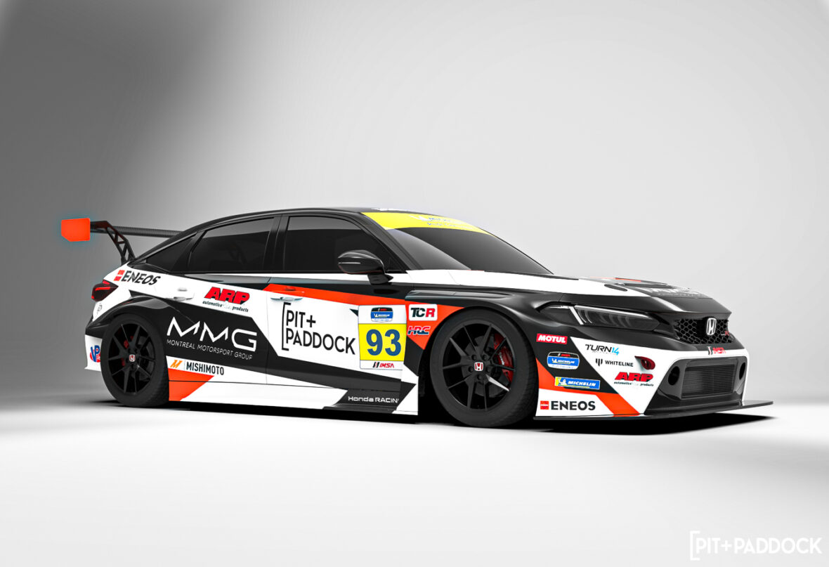 Pit+Paddock’s IMSA Entry Debuts with Striking Livery Designed by Jon Sibal