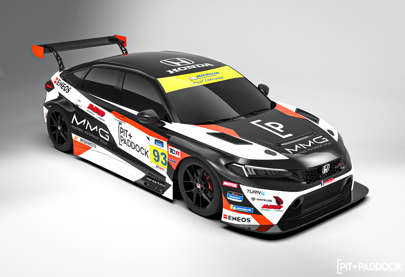 Pit+Paddock’s IMSA Entry Debuts with Striking Livery Designed by Jon Sibal